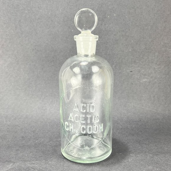 Wheaton | Accents | Vintage Wheaton Glass Acid Acetic Ch3cooh Chemistry ...